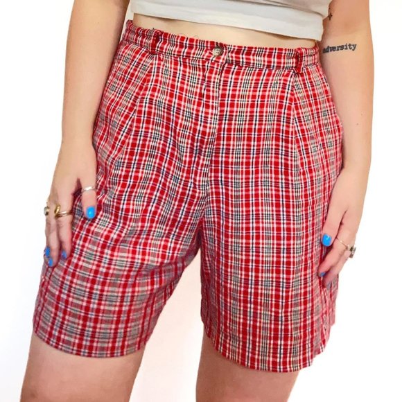 Sharon Young | Shorts | Vintage 8s90s Sharon Young Sportswear Red White ...